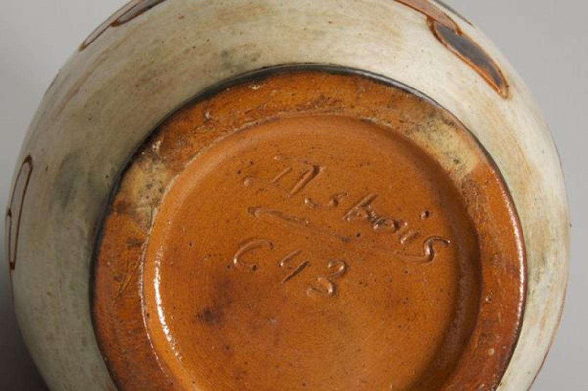 Tall Midcentury Dubois of Belgium Jug Style Vase at 1stDibs