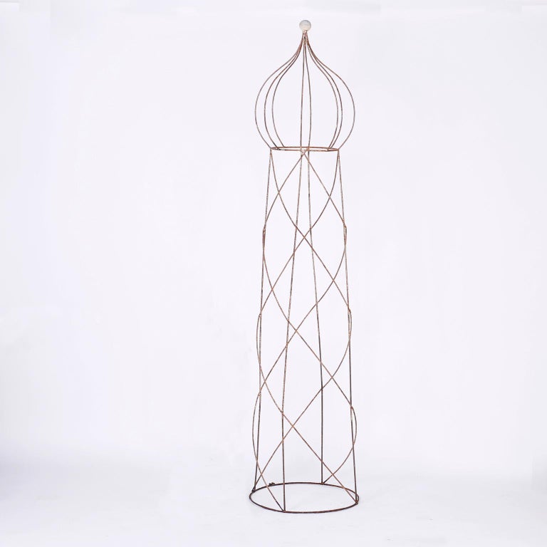 Tall Pair of Garden Topiaries For Sale at 1stDibs