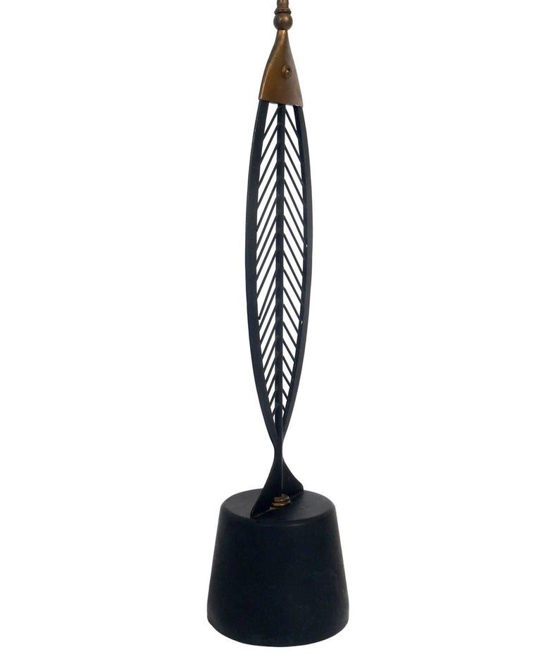 Tall Sculptural Fish Lamp at 1stDibs