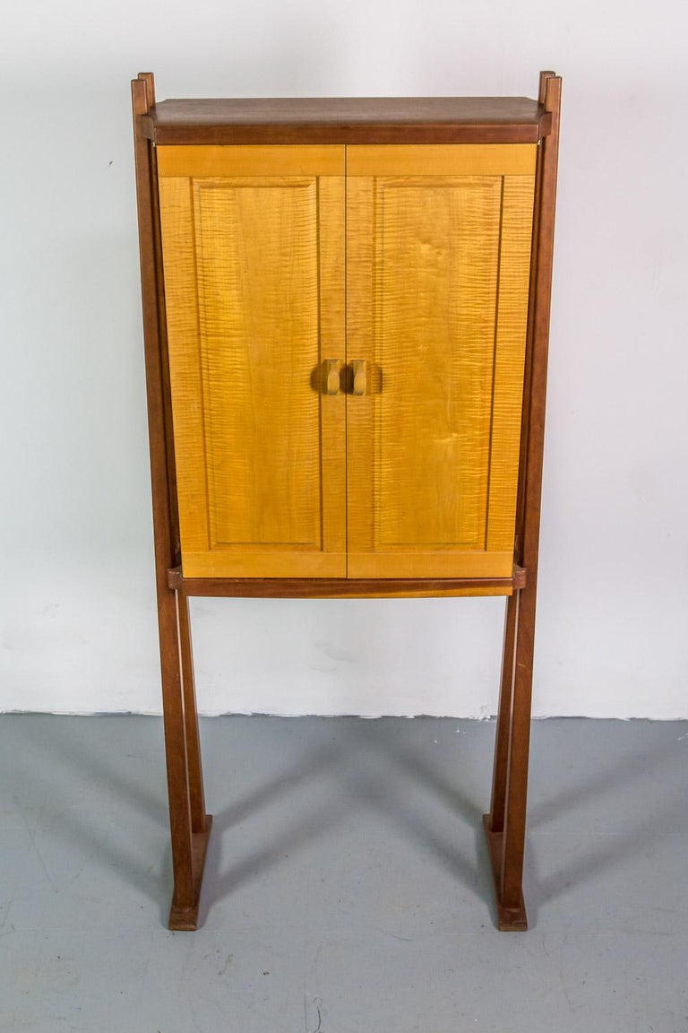 Studio Cabinet in Wood by American Craftsman Mike Bartell For Sale at ...