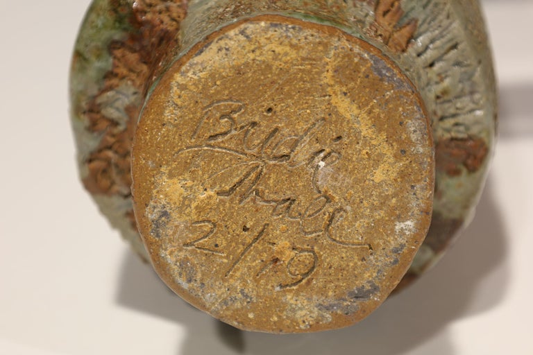 Tall Studio Pottery Vessel Illegibly Signed "Birdie", Dtd 2/79 For Sale ...