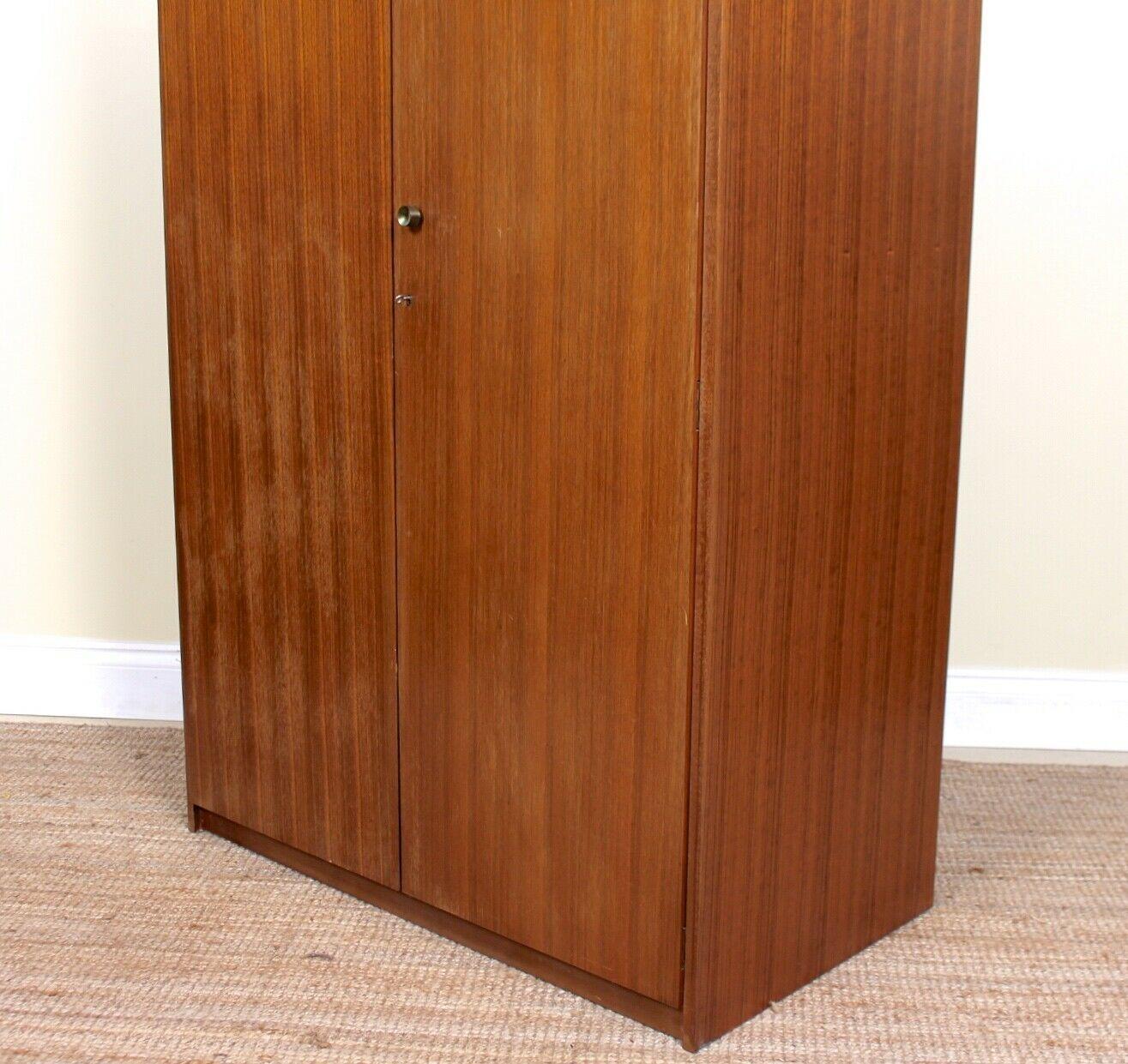 Tall Teak Wardrobe Meredew Double Compactum For Sale at 1stDibs ...