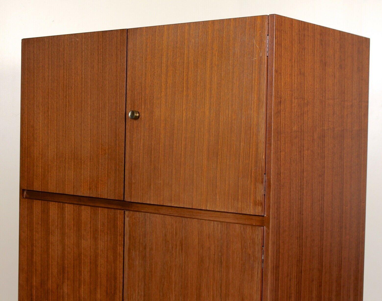 Tall Teak Wardrobe Meredew Double Compactum For Sale at 1stDibs ...