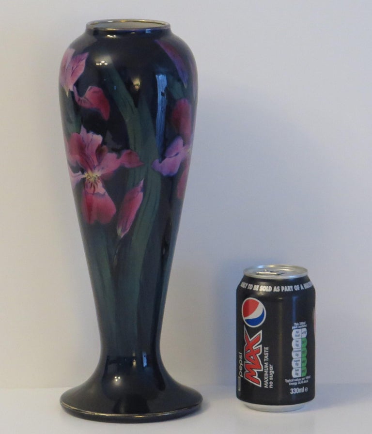 Tall Vase Imperial Rouge by George Jones and Sons, Art Nouveau Late ...