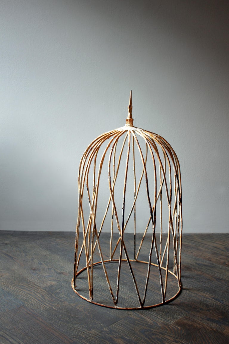Tall Vintage Decorative Cage For Sale at 1stDibs