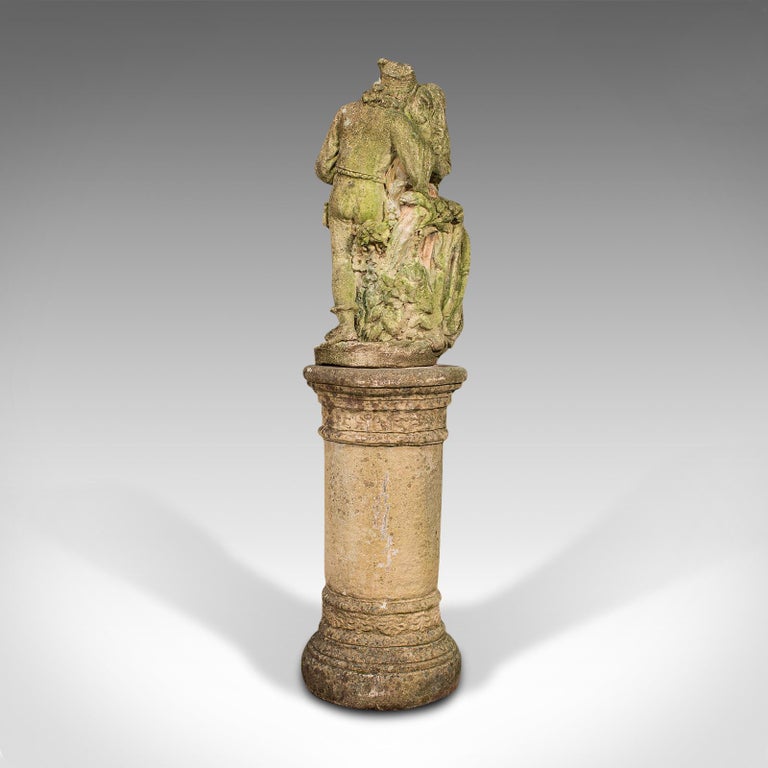 Tall Vintage Statue, English, Reconstituted Stone, Sculpture, Romantic ...