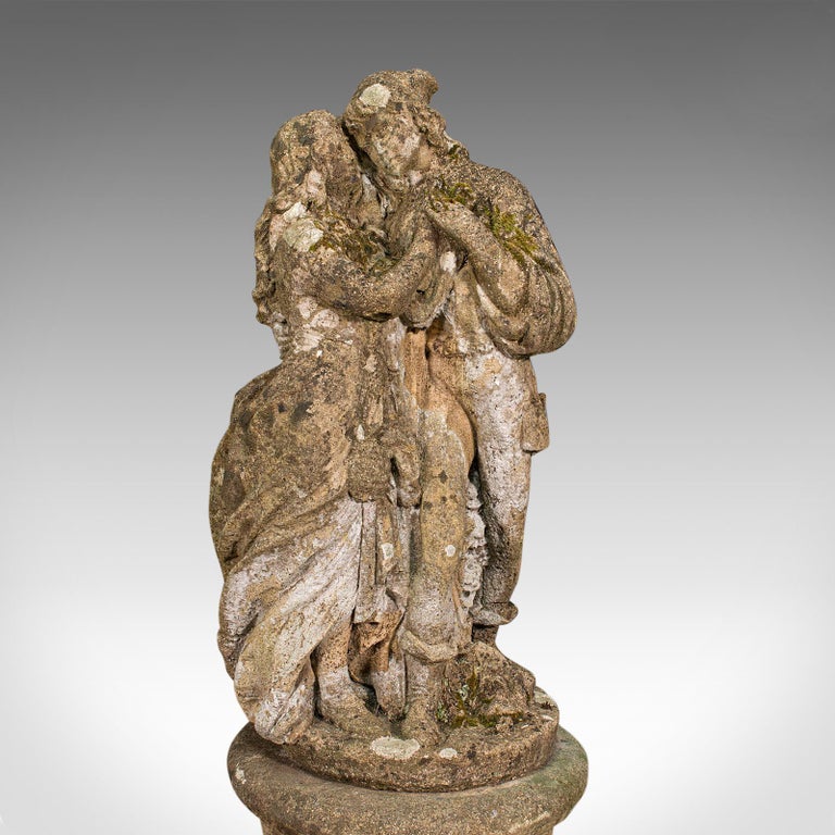 Tall Vintage Statue, English, Reconstituted Stone, Sculpture, Romantic ...