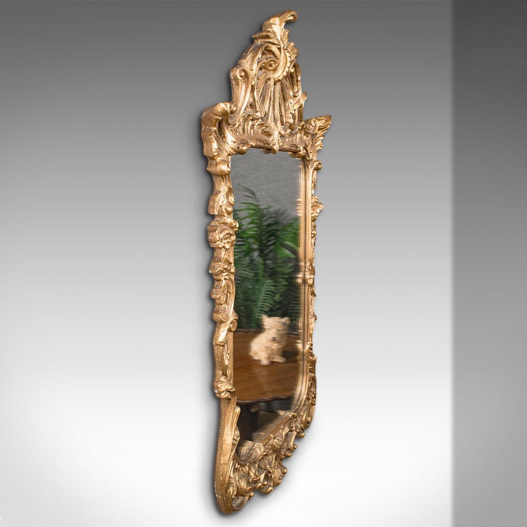 Tall Vintage Wall Mirror English Gilt, Decorative Renaissance Revival ...