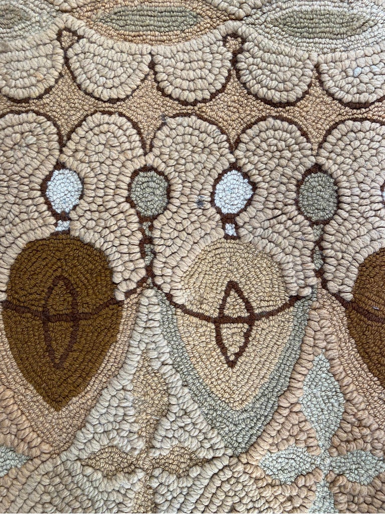 Tamacani hand hooked wool rug in the style of Cynthia Sargent “Bartok ...