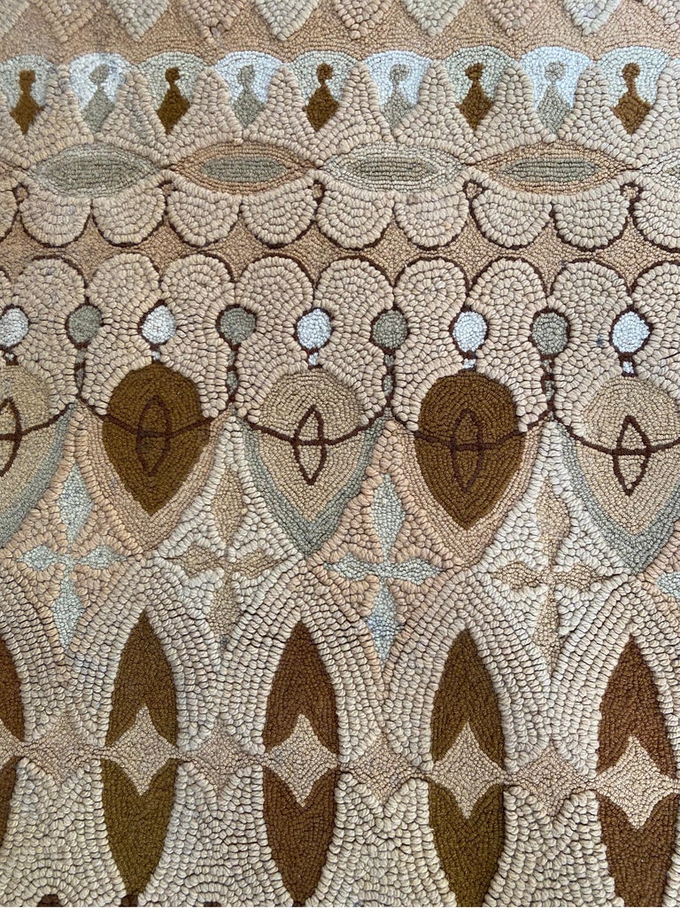 Tamacani hand hooked wool rug in the style of Cynthia Sargent “Bartok ...