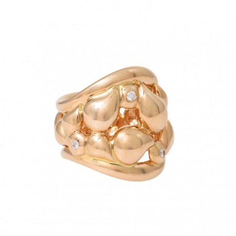Tamara Comolli Ring with 4 Brilliant-Cut Diamonds For Sale at 1stDibs
