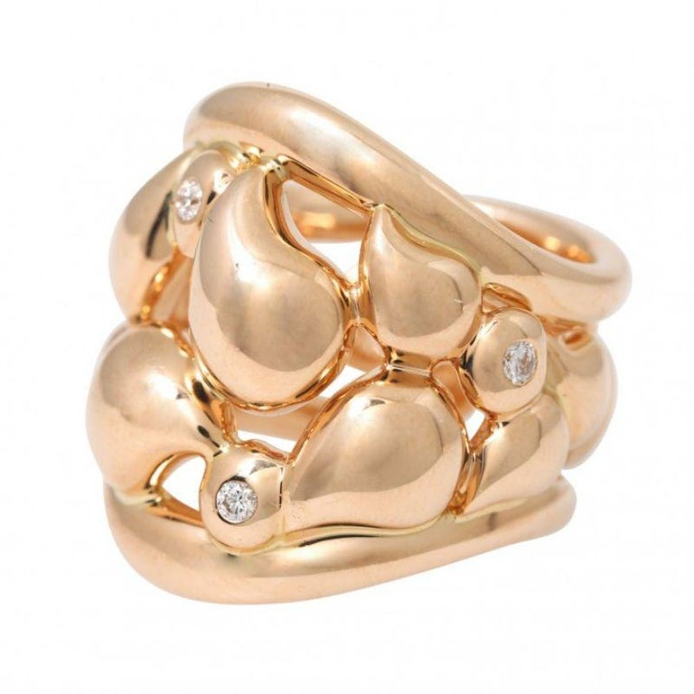Tamara Comolli Ring with 4 Brilliant-Cut Diamonds For Sale at 1stDibs