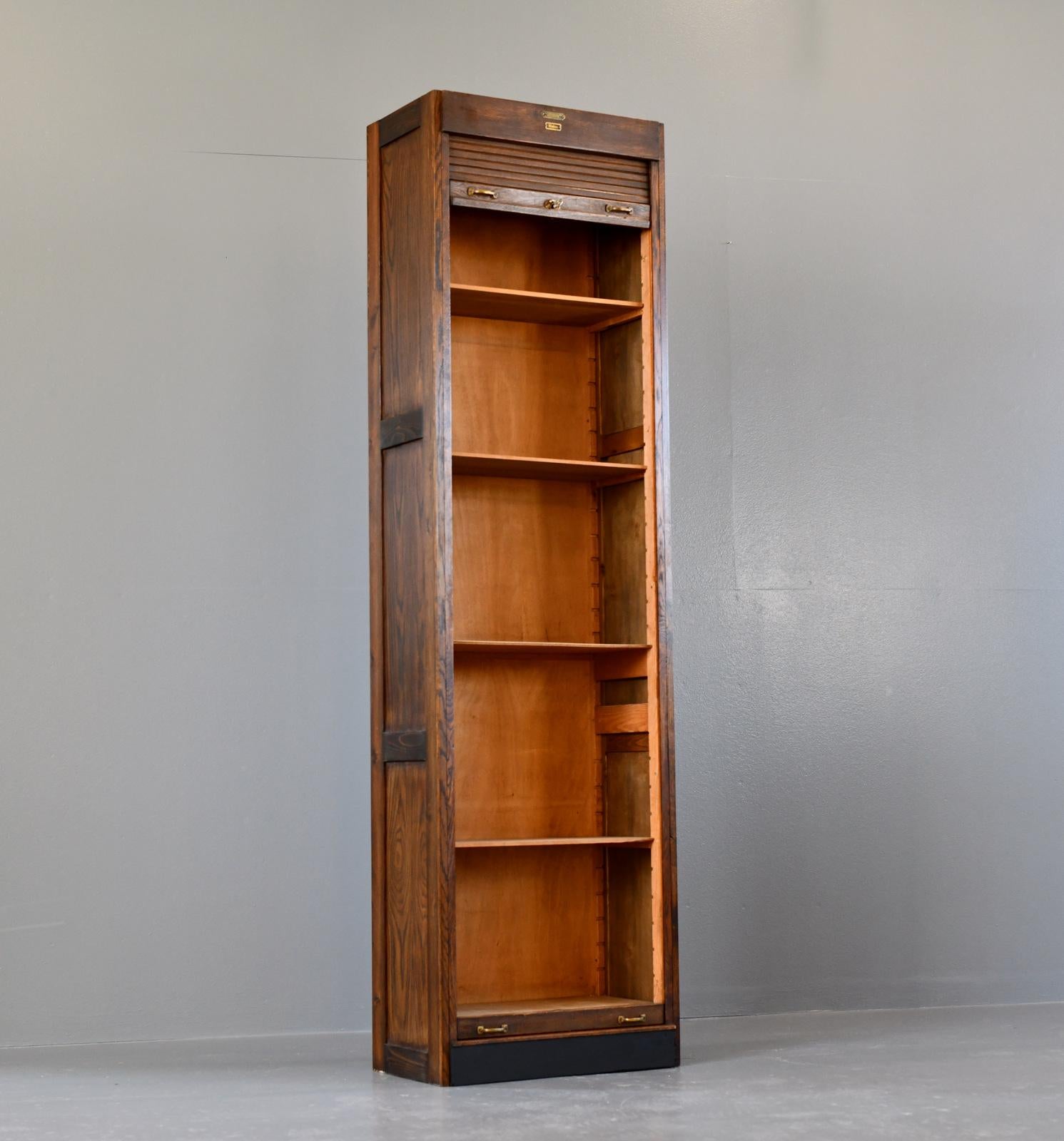 Tambour Front Cabinet By Mabou Circa 1920s For Sale at 1stDibs