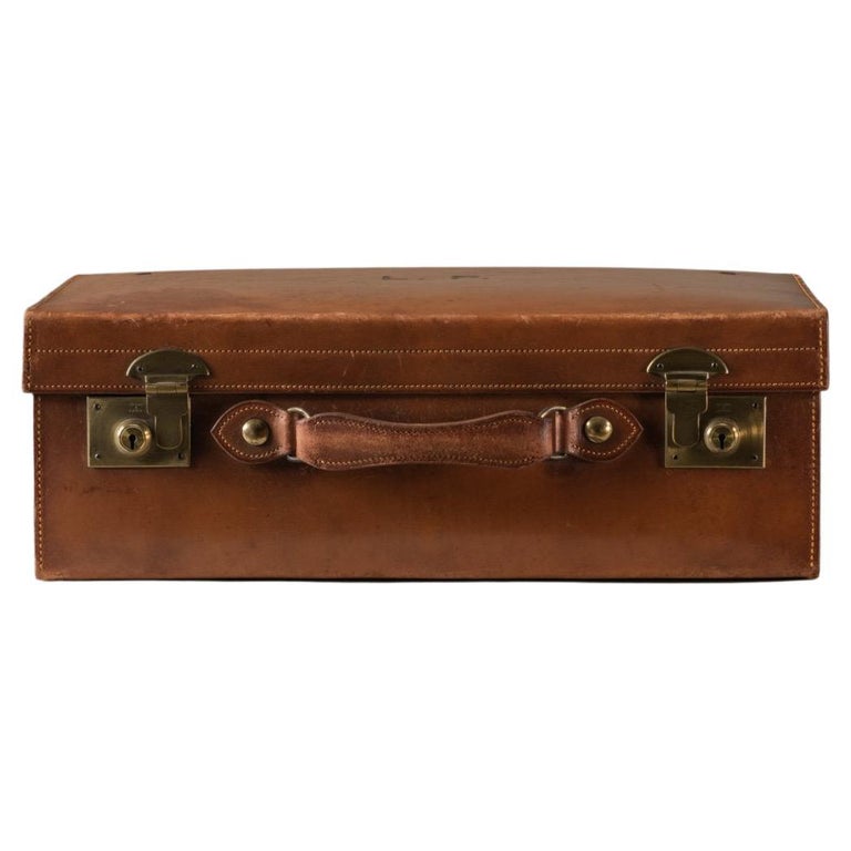 Tan Leather Suitcase, 1927 at 1stDibs