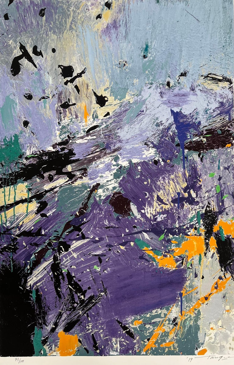 Tang Chenghua - Abstract Expressionist Prints - Long Night For Sale at ...