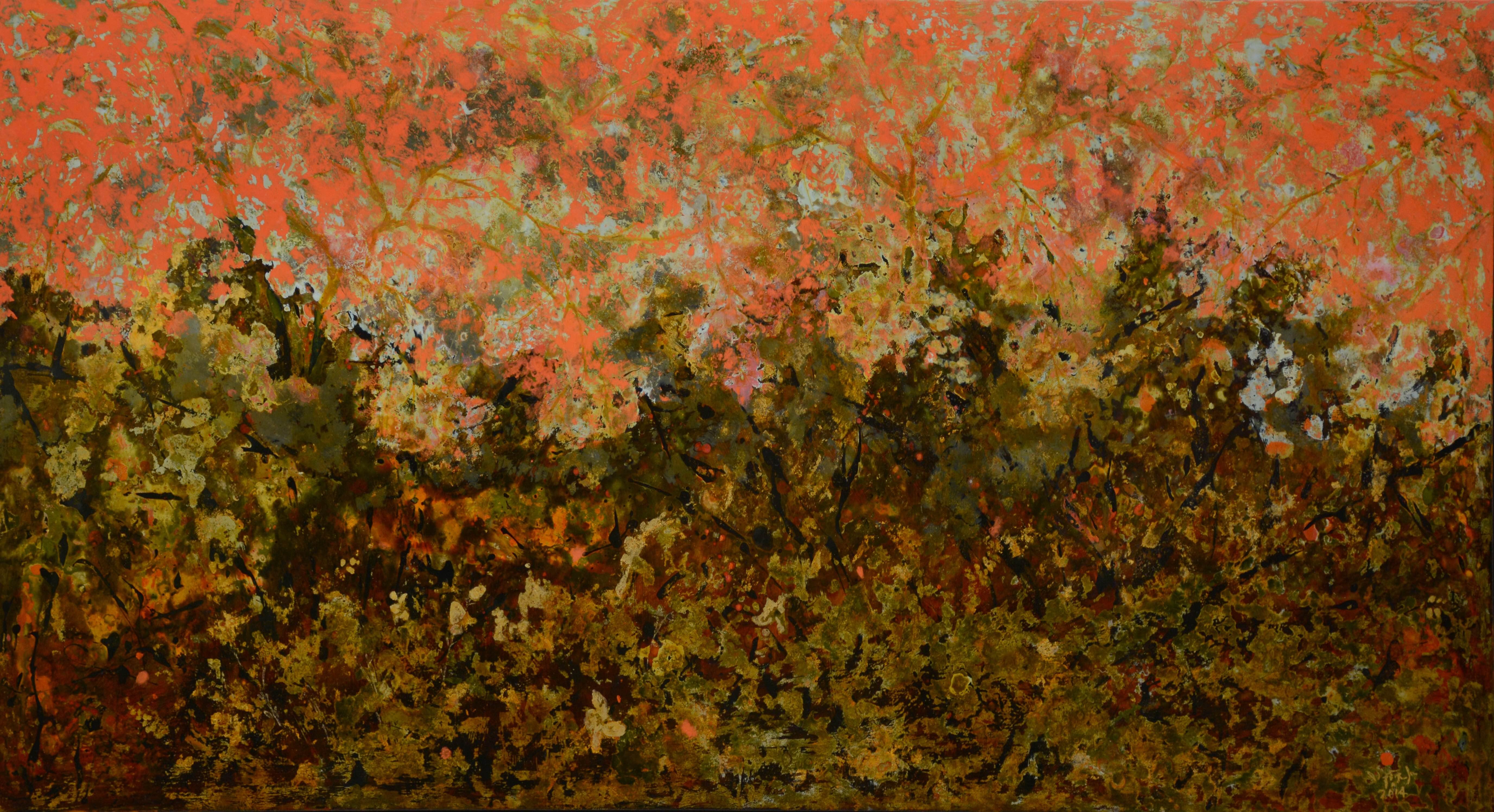 Tang Xuan Doan - Spring Garden - Lacquer painting by Tang Xuan Doan ...