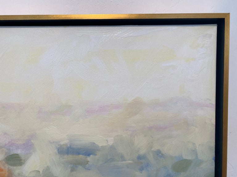 Tania Dibbs - Morning Drizzle, contemporary floral landscape oil ...