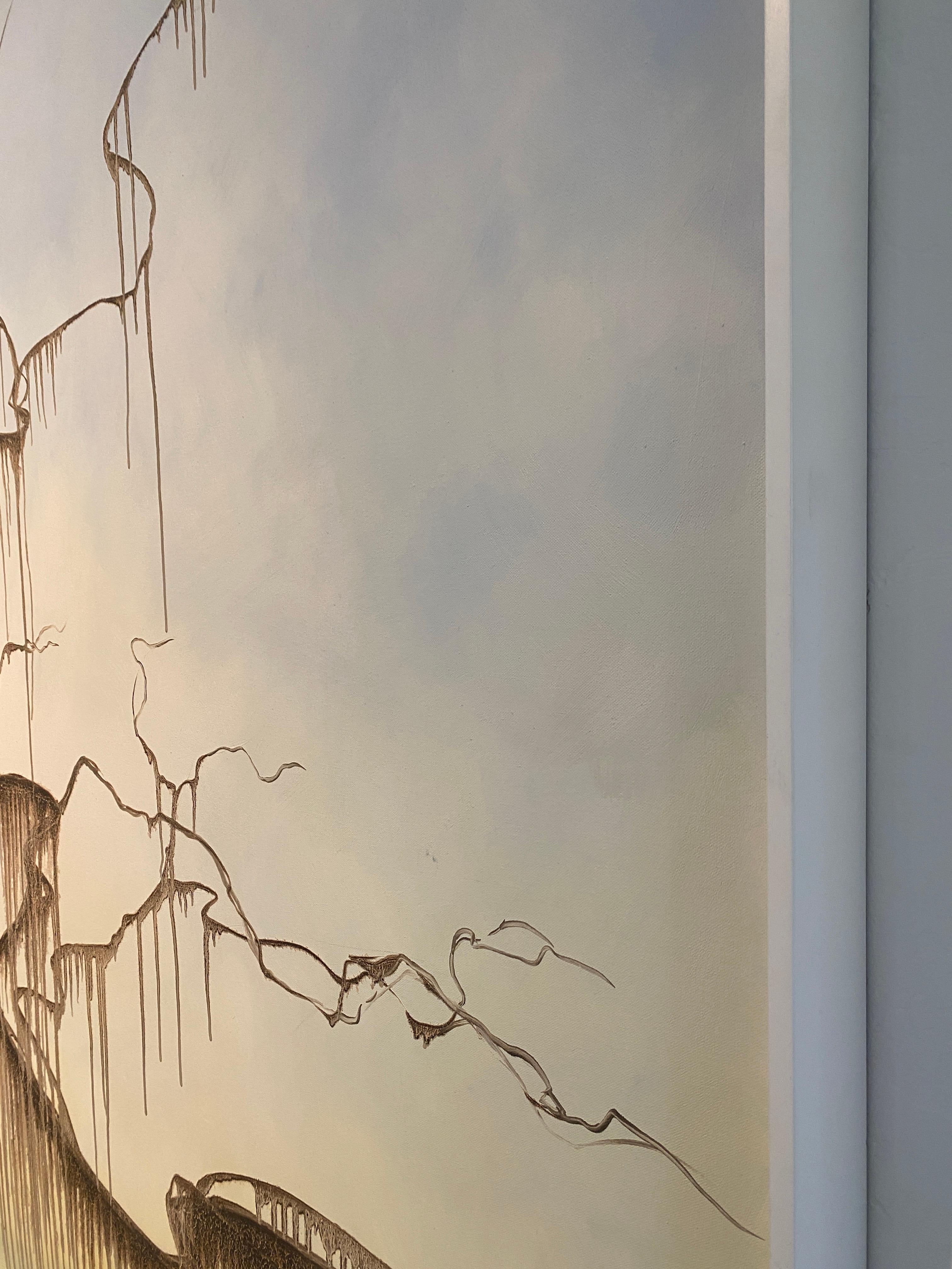 Tania Dibbs - "Notwithstanding", contemporary abstract landscape oil ...