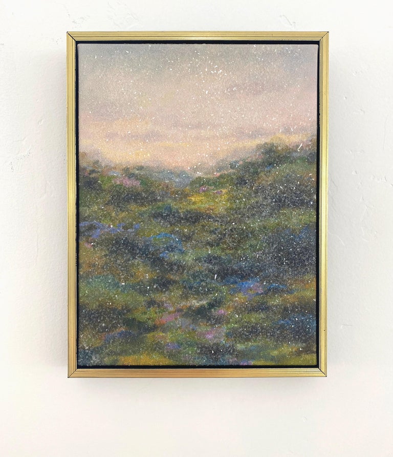 Tania Dibbs - Sparkling Scape, small gift sized landscape print with ...