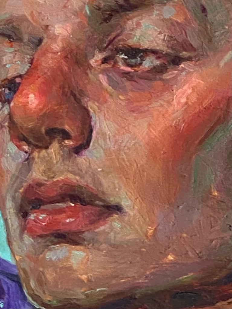 Tania Rivilis - Portrait Etude I- 21st Century Contemporary Portrait ...