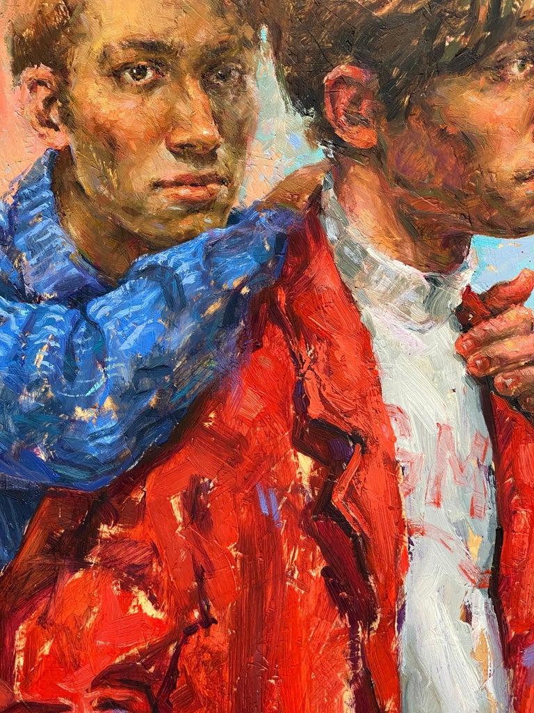 Tania Rivilis - Unspoken- 21st Century Contemporary Painting of a ...