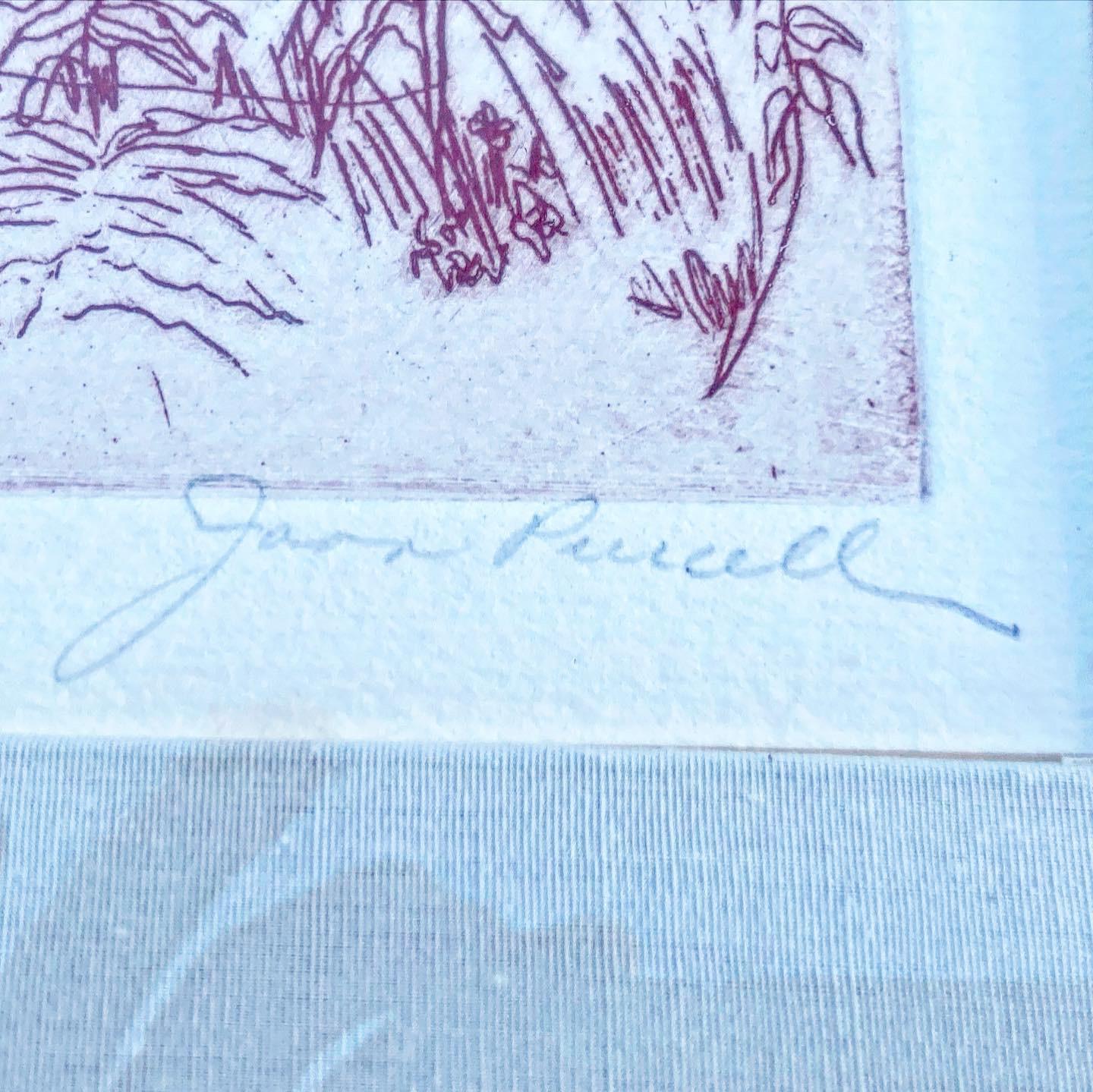 Tanya, Framed and Signed Lithograph 146/150 by Joan Purcell For Sale at ...