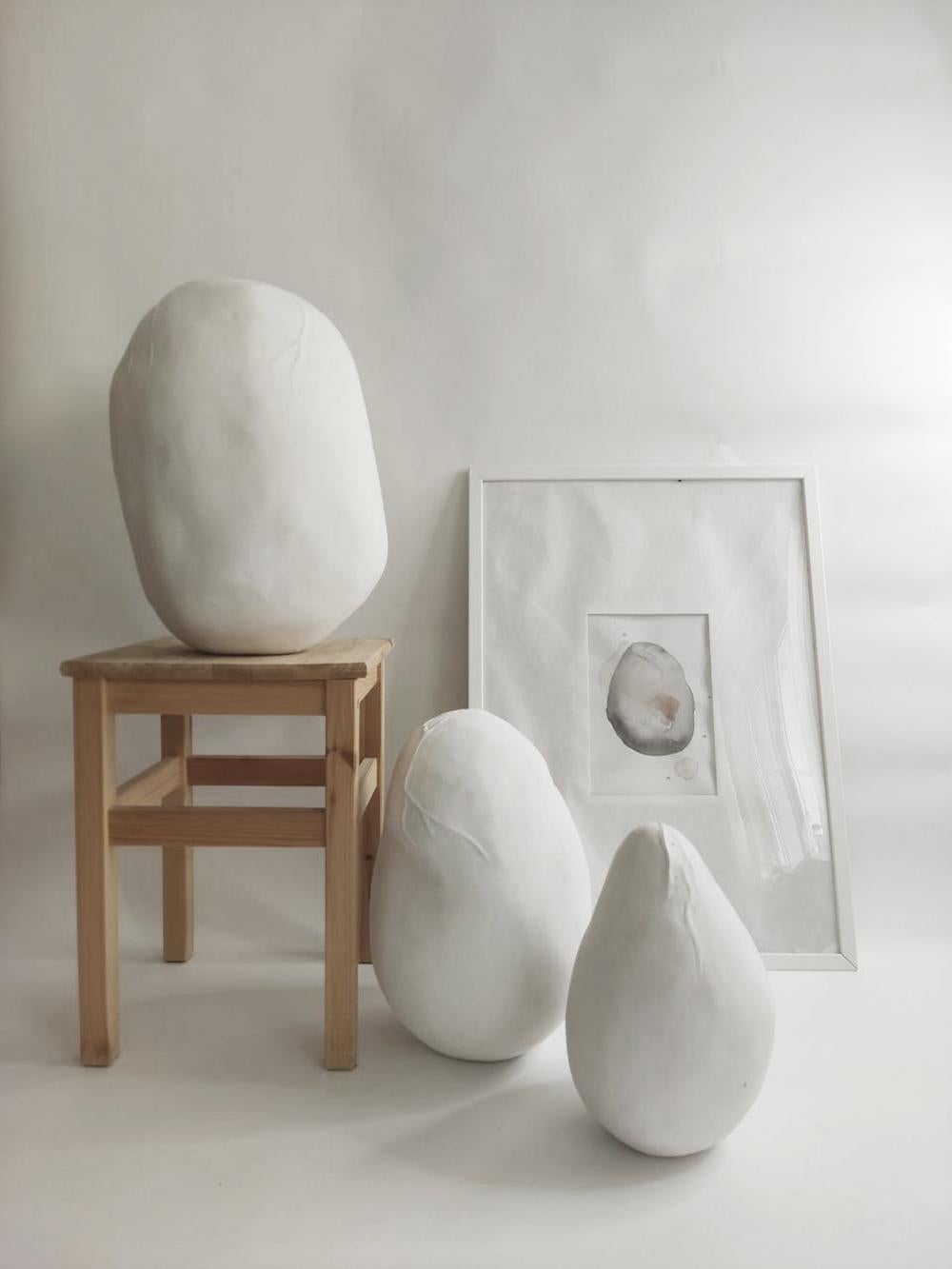 Tanya Klyat - Egg #5 of sculptural series "Eggs" For Sale at 1stDibs