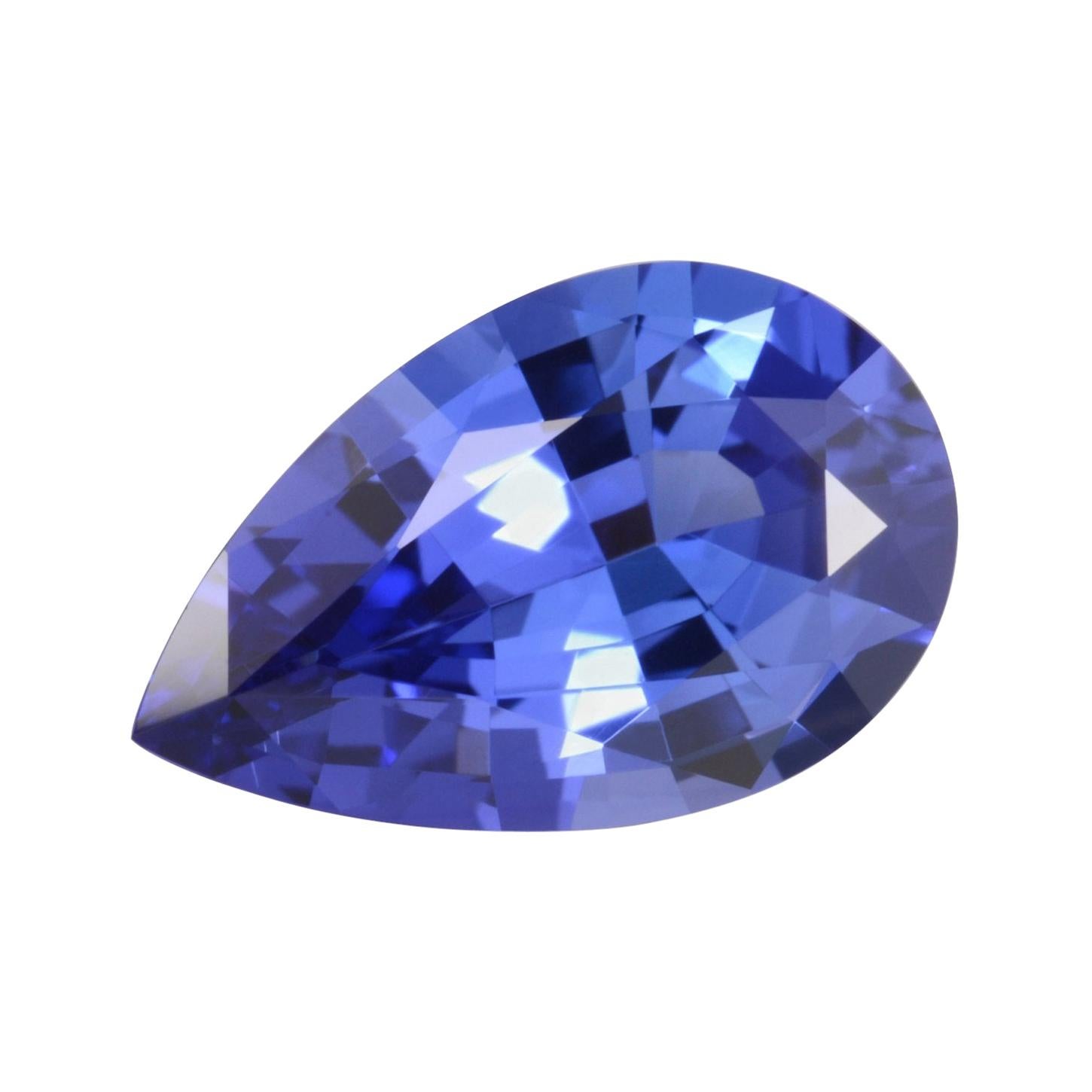 Pear Shape Tanzanite Gemstone - 2 For Sale on 1stDibs