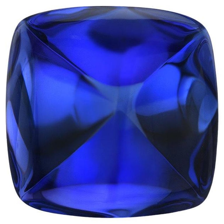 Tanzanite Sugarloaf Cabochon Ring Gem 8.44 Carat Cushion Loose Gemstone ...