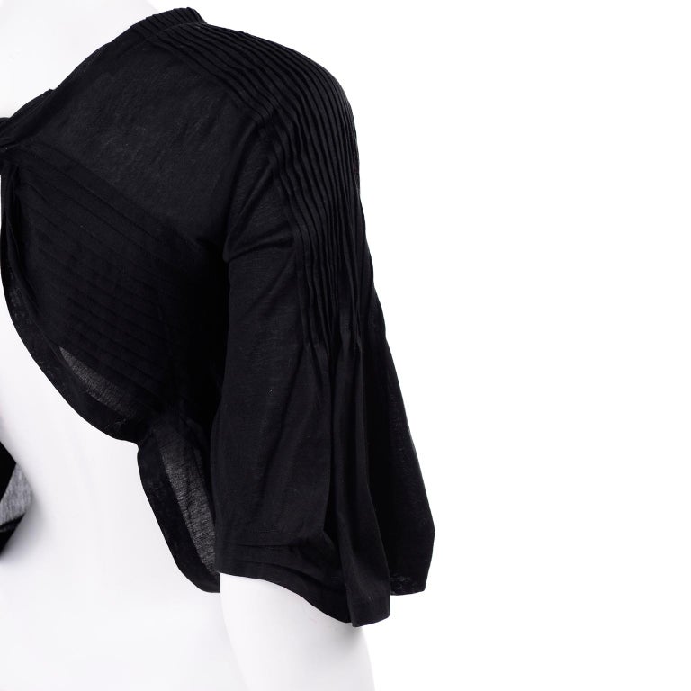 Tao Comme des Garcons New With Original Tags Black Cotton Avant Garde ...