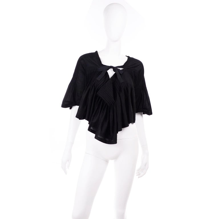 Tao Comme des Garcons New With Original Tags Black Cotton Avant Garde ...