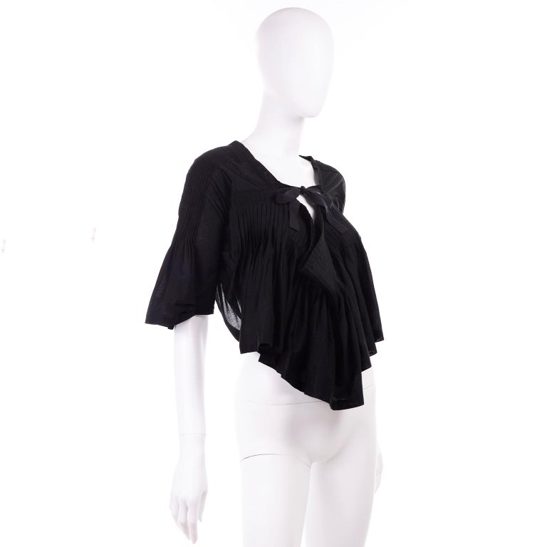 Tao Comme des Garcons New With Original Tags Black Cotton Avant Garde ...