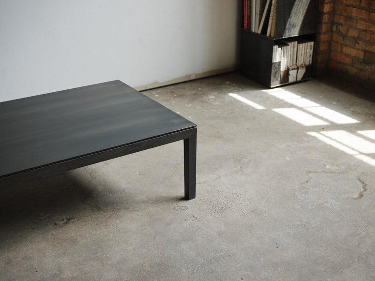 Taper Series Table, Plate Steel Top For Sale at 1stDibs