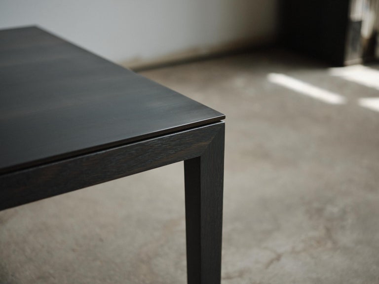 Taper Series Table, Plate Steel Top For Sale at 1stDibs