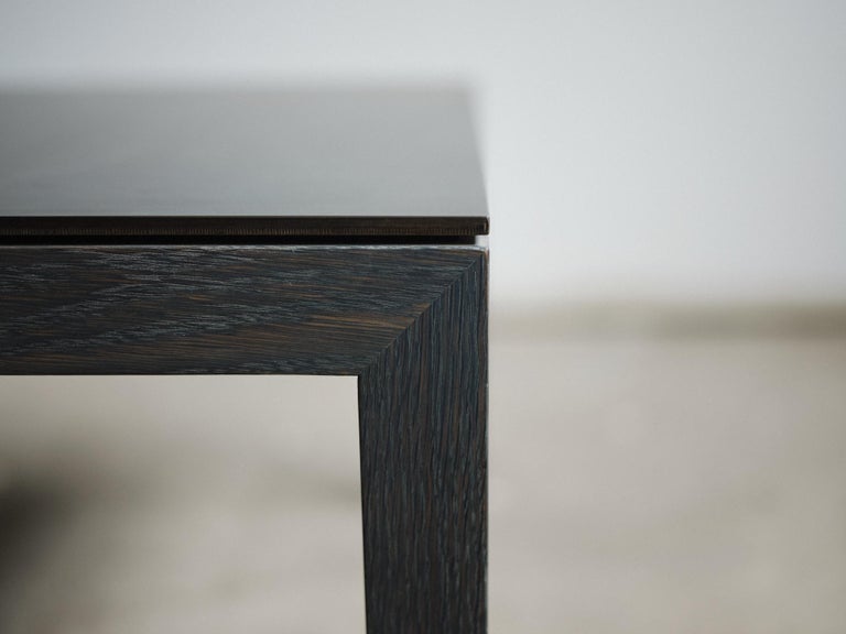 Taper Series Table, Plate Steel Top For Sale at 1stDibs