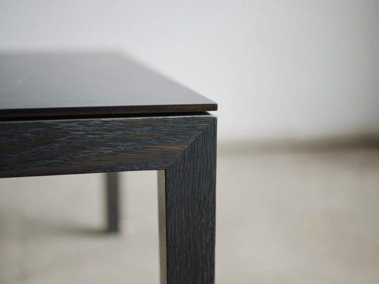 Taper Series Table, Plate Steel Top For Sale at 1stDibs