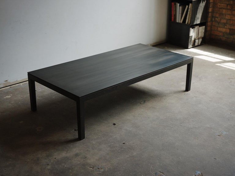 Taper Series Table, Plate Steel Top For Sale at 1stDibs