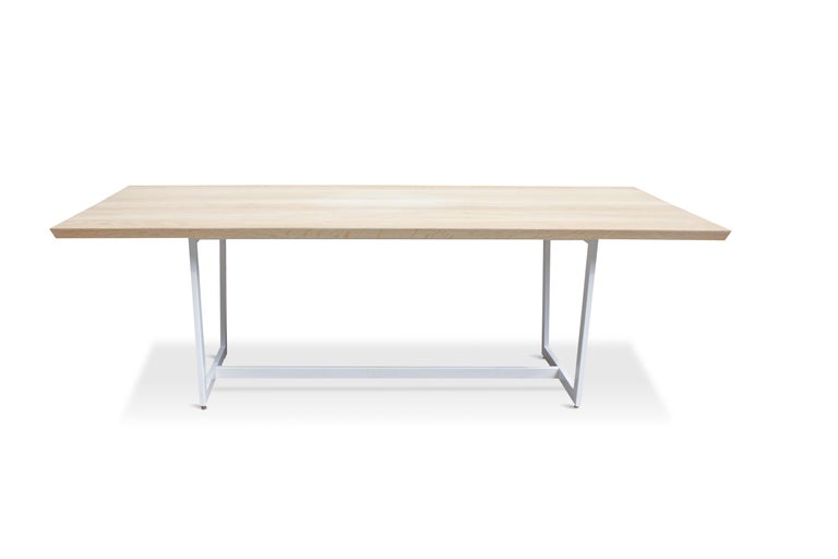 Tapered Table in Solid Oak by Mark Jupiter For Sale at 1stDibs