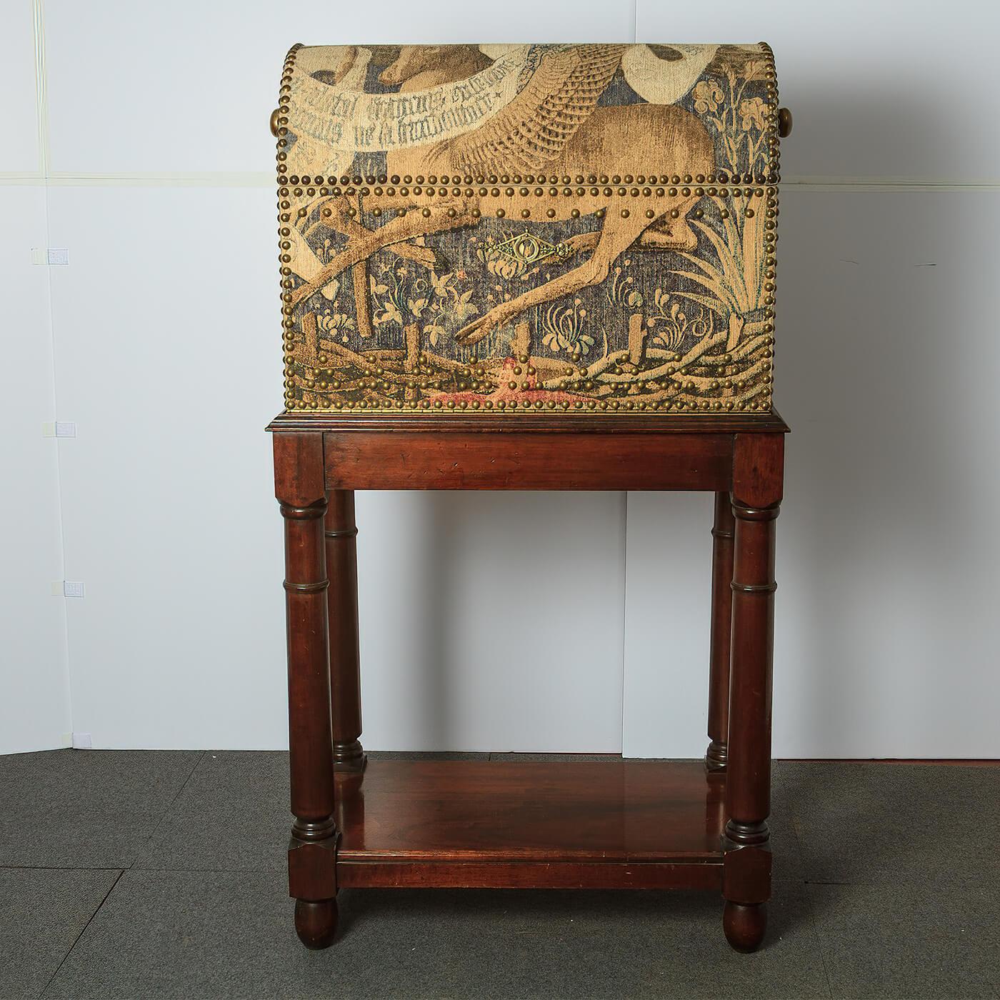 Tapestry Bar Cabinet at 1stDibs