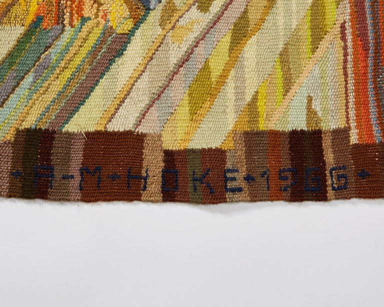 Tapestry by Anna-Maria Hoke, Sweden, 1966 at 1stDibs