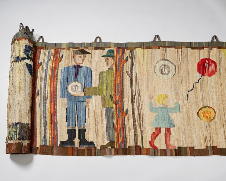 Tapestry by Anna-Maria Hoke, Sweden, 1966 at 1stDibs