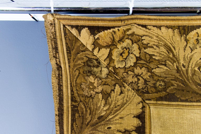 Tapestry Featuring a Hunting Dog Scene at 1stDibs