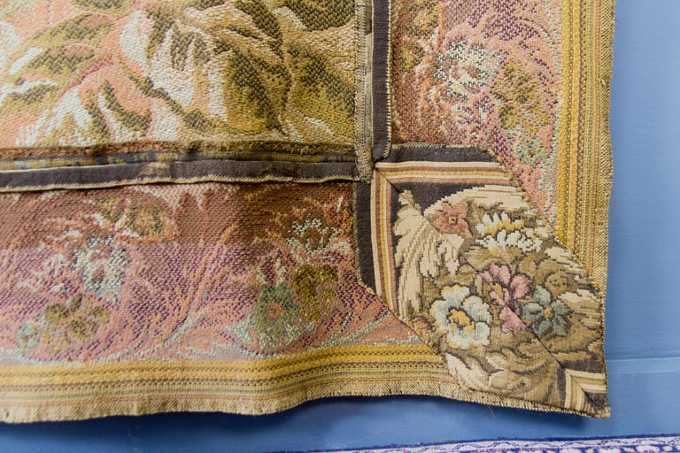 Tapestry Featuring a Hunting Dog Scene at 1stDibs