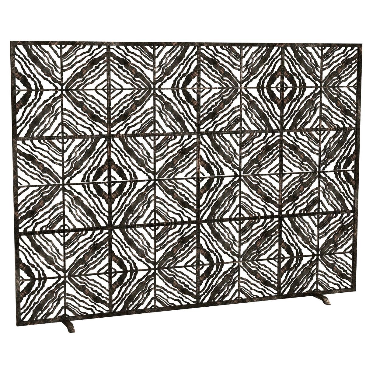 Bespoke Hand-Wrought Iron Butterfly Fireplace Screen Spark Guard For ...