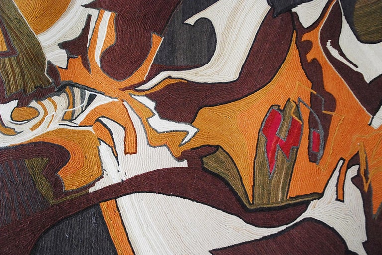 Tapestry Signed by Claude Prevost, France, circa 1970 at 1stDibs