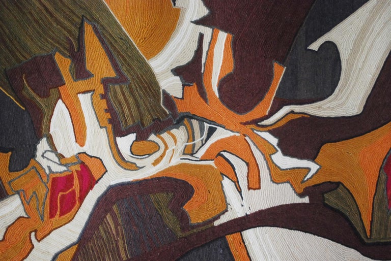 Tapestry Signed by Claude Prevost, France, circa 1970 at 1stDibs