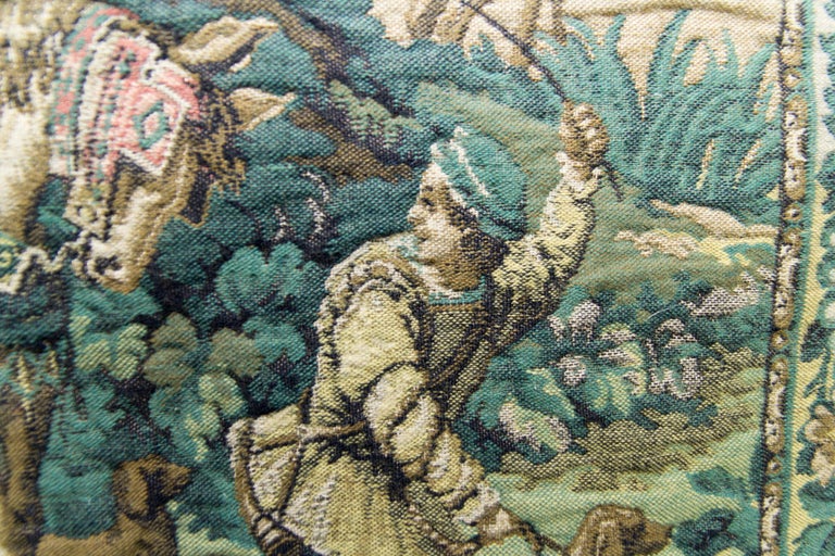 Tapestry Wall Hanging Decor Hunting Scene For Sale at 1stDibs ...