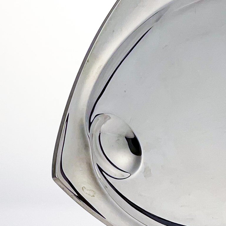 Tapio Wirkkala, Sterling Silver Dish, Model TW 100, Kultakeskus, Finland, 1963 at 1stDibs