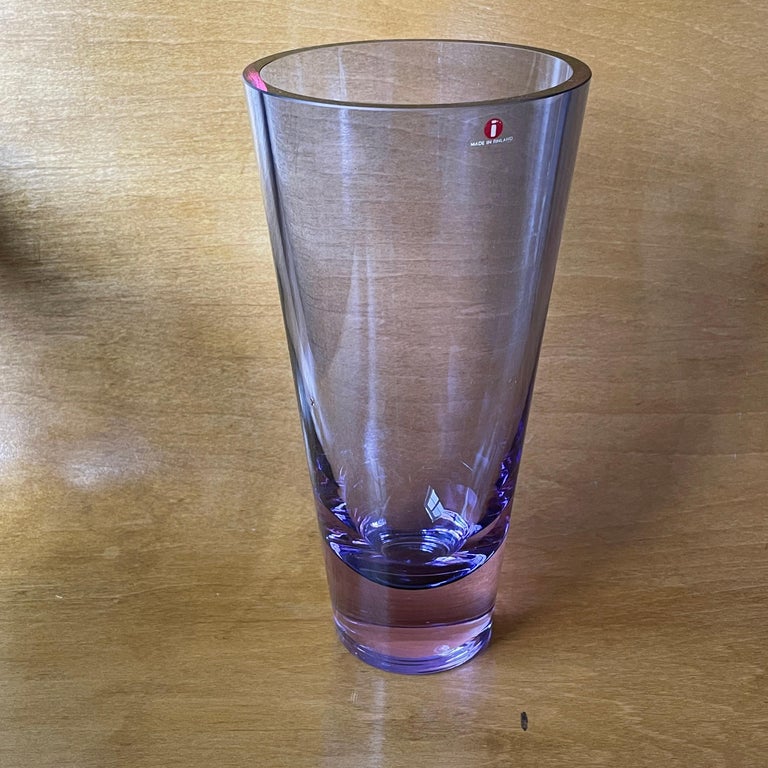 Tapio Wirkkala Vase 3647 - Iittala Finland - Light Purple Color - 1960 ...