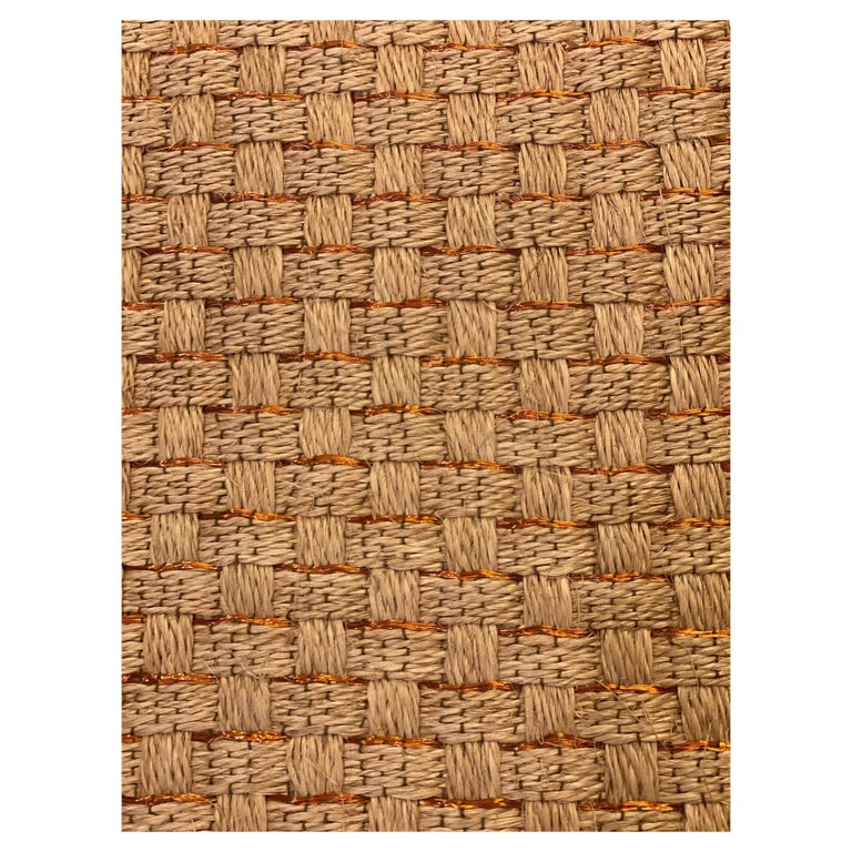 Sand Beige Natural Fiber / Copper Handcrafted Area Rug3'11"x5'11 by ...